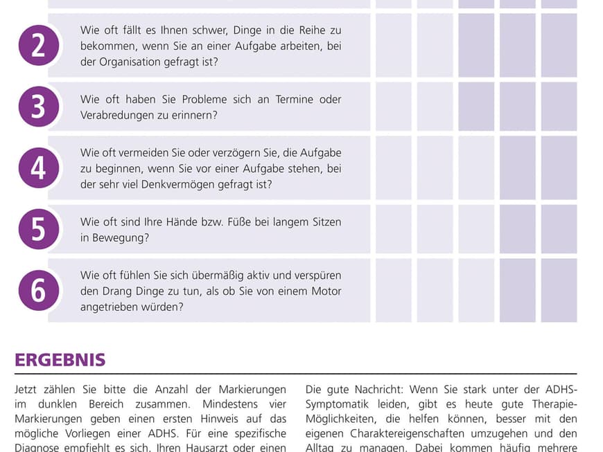 ADHS: Auch Erwachsene sind betroffen